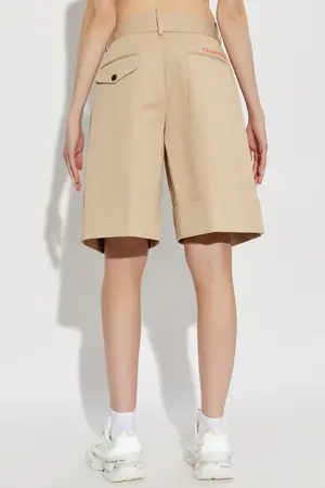 Dsquared2 Jen Giant Shorts With Belt Loops And Pleats