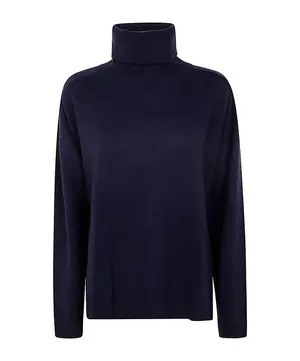P.a.r.o.s.h High Neck Knitted Sweater - Blue