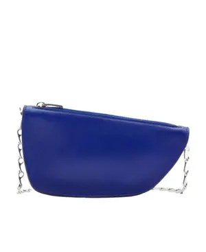 Burberry Burberry Micro Shield Sling Zipped Mini Shoulder Bag Blue