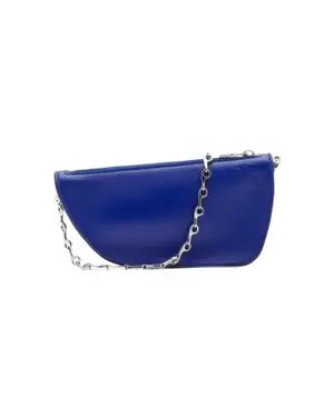 Burberry Micro Shield Sling Zipped Mini Shoulder Bag - Blue