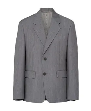 Prada Buttoned Tailored Blazer