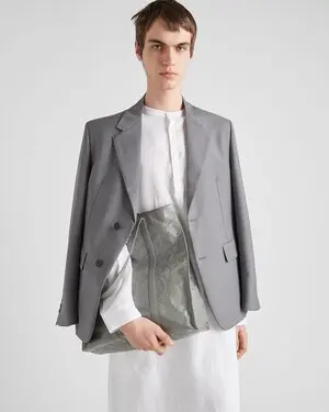 Prada Buttoned Tailored Blazer