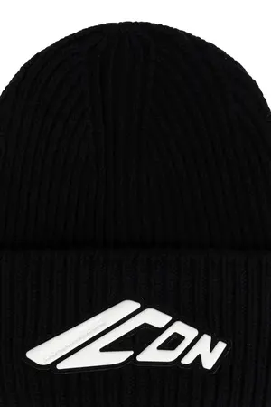 Dsquared2 Icon Appliqué Knitted Beanie