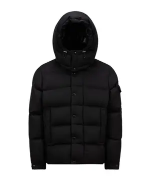 Moncler Vezere Padded Jacket With Hood - Black