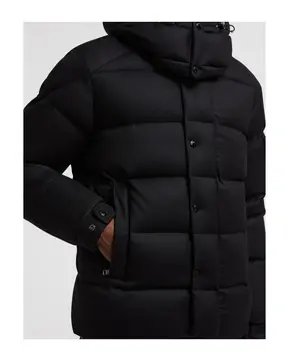 Moncler Vezere Padded Jacket With Hood - Black