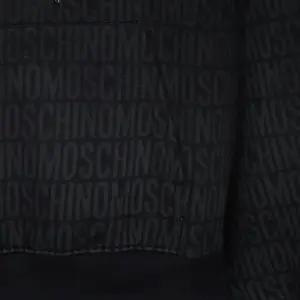 Moschino Monogrammed Hooded Long Sleeve Hoodie