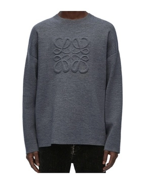 Loewe Anagram Embossed Crewneck Jumper