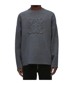 Loewe Anagram Embossed Crewneck Jumper