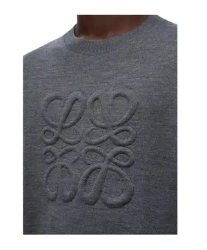 Loewe Anagram Embossed Crewneck Jumper