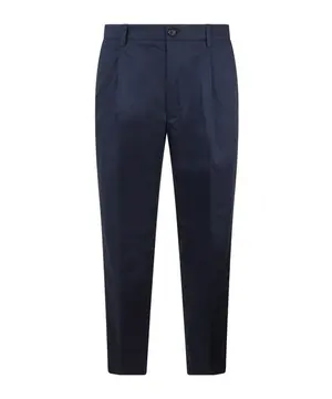 DEPARTMENT 5 Gin Pleated Trousers - Navy