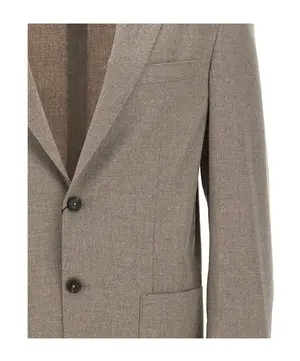 Corneliani Single-breasted Blazer - Grey