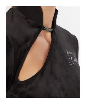 Versace Logo Strap-buckle Mini Dress