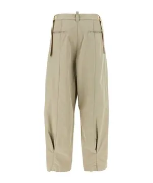Dsquared2 Cotton Twill Zoot Pants - Beige