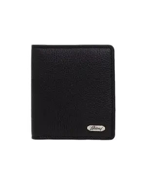 Brioni Signature Bifold Wallet - Black