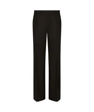 Dolce & Gabbana Mid-rise Straight-leg Trousers - Black