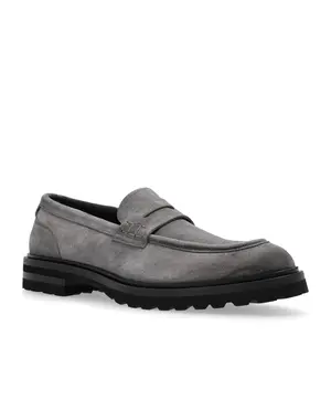 Dolce & Gabbana Quilted Round Toe Loafers