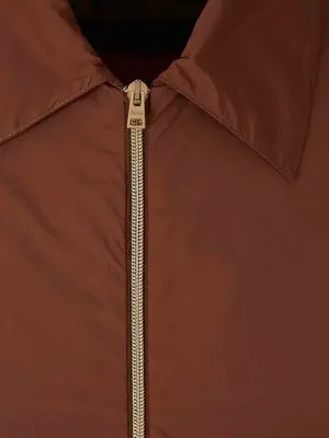 Herno Zip-up Collared Jacket - Brown