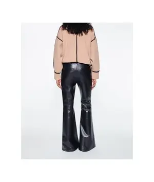 STAND STUDIO Belted Biker Pants With Zip Cuffs