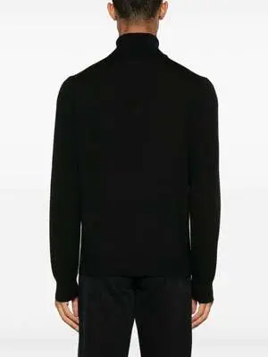 FAY Dolcevita Roll-neck Long-sleeved Jumper - Black