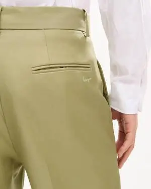 Kenzo Straight Tailored Pants - Khaki
