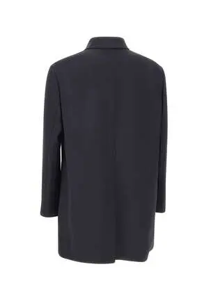 Corneliani Single-breasted Coat - Black