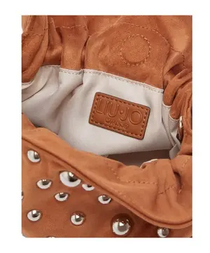 Liu Jo Riccy Studded Small Hobo Bag - Brown