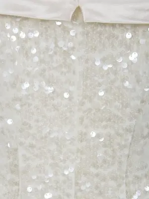 Alberta Ferretti Strapless Sequin Dress