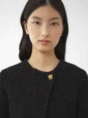 Chloé Tweed Frayed Edge Jacket