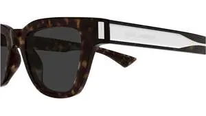 Saint Laurent Jacques Rectangular Sunglasses - Black