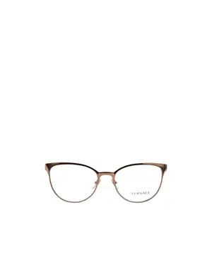 Versace Cat-eye Frame Eyeglasses - Brown