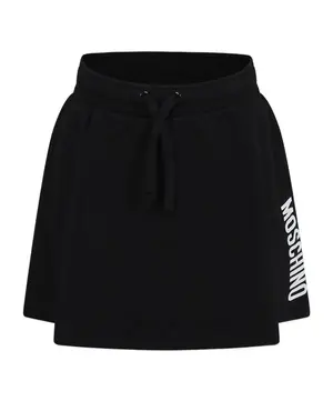 Moschino Drawstring Skirt With Logo Detail