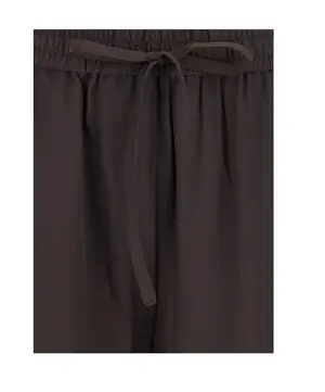 P.a.r.o.s.h Drawstring Wide-leg Pants - Black