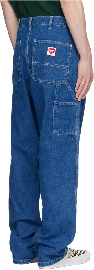 Carhartt Work In Progress Single Knee Pants - Blue
