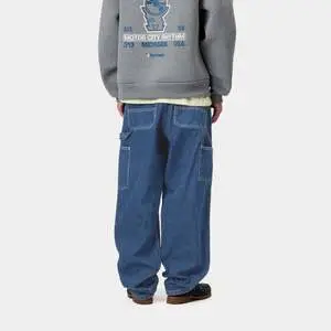 Carhartt Work In Progress Single Knee Pants - Blue