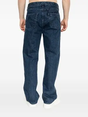 Kenzo Signature Japanese Denim Straight Fit Jeans - Blue