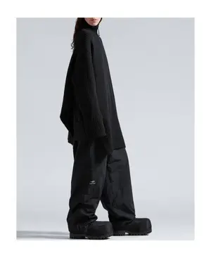 Balenciaga Half-zip High Neck Poncho