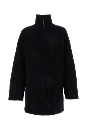 Balenciaga Half-zip High Neck Poncho
