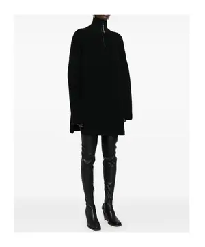 Balenciaga Half-zip High Neck Poncho