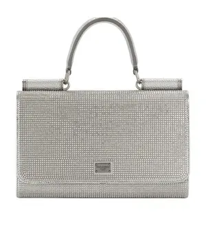 Dolce & Gabbana Embellished Phone Bag - Gray