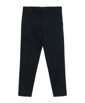 PT TORINO Pleated Zipper Casual Pants - Black
