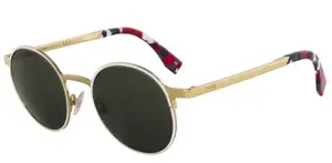 Fendi Round Frame Sunglasses With Logo Detail
