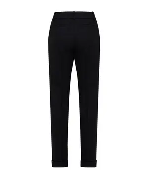 P.a.r.o.s.h Medium And High Waist Slim-fitting Straight Pants