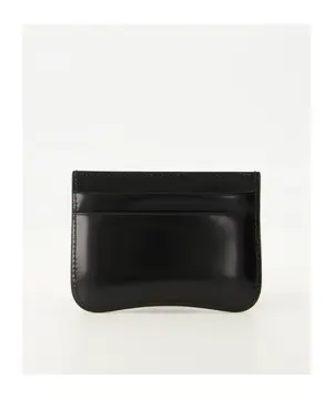 AMI Paris Logo Plaque Wallet - Black