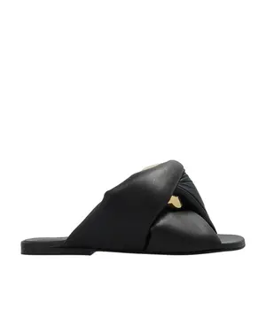 J.W.ANDERSON Chain Detail Leather Slides