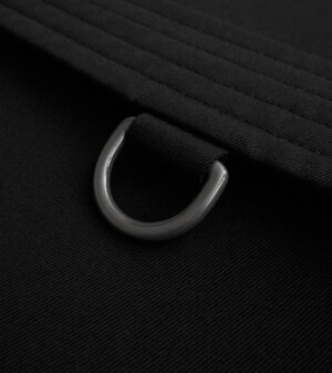 Burberry Double-breasted Belted Trench Coat - Black