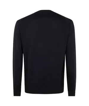 JIL SANDER Crewneck Knitted Jumper - Black