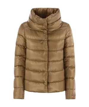 Herno Long-sleeved Down Jacket - Brown