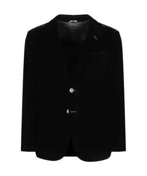 Giorgio Armani Single-breasted Tailored Blazer - Black
