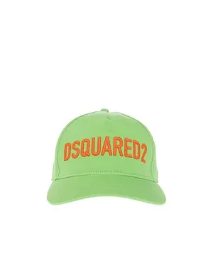 Dsquared2 Logo Embroidered Baseball Cap - Green