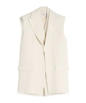 Sportmax Single Breasted Vests For Women